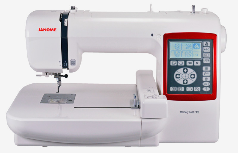 JANOME SERIE MC - MC230E - MC450E - MC15000 - Casa Lorente - Máquinas ...